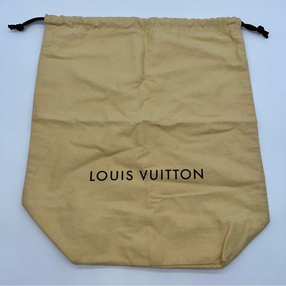 Louis Vuitton | Bags | Louis Vuitton Large Tan Cotton Flannel Wbrown ...